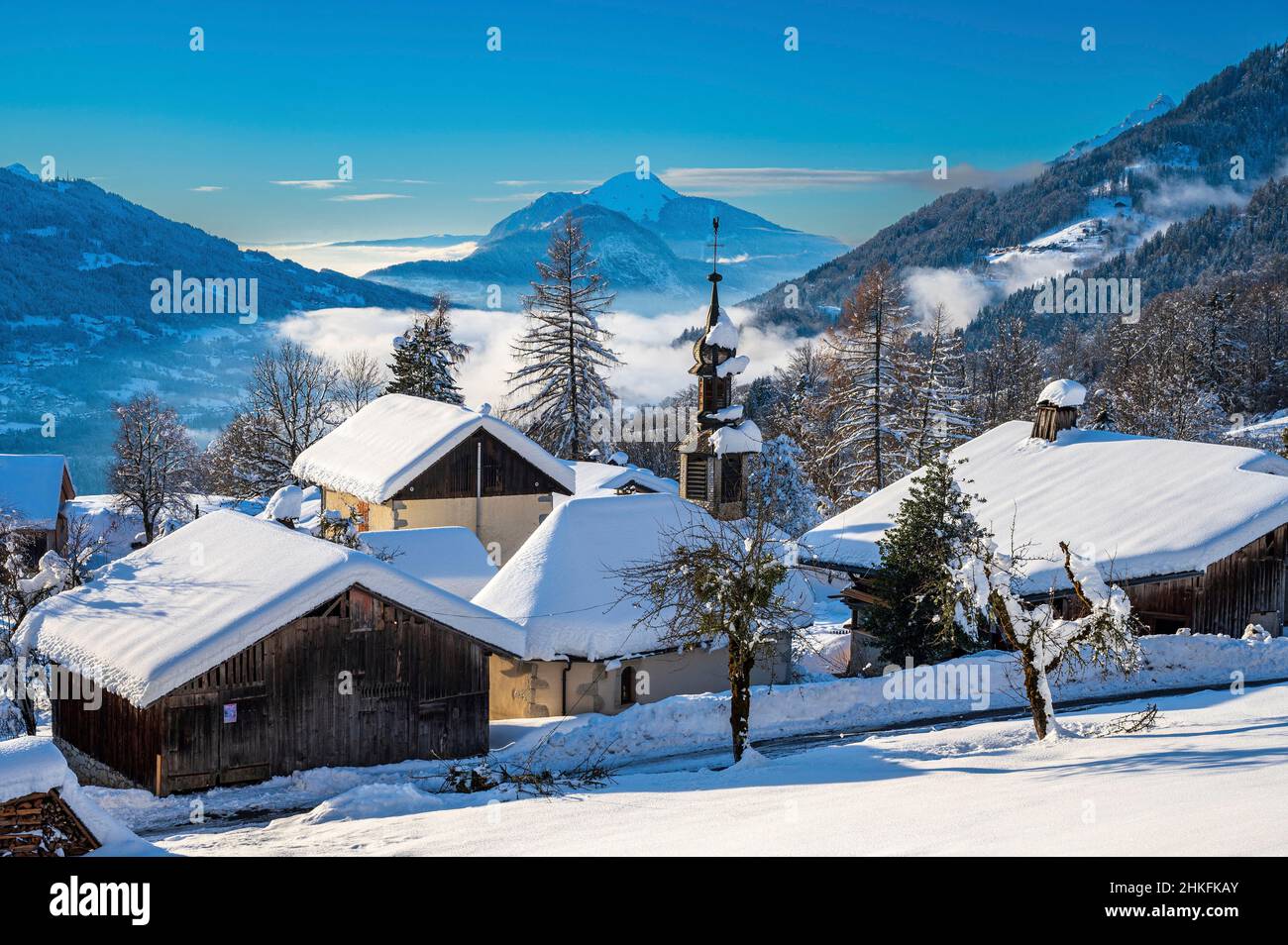 France, Haute-Savoie (74), Chablais massif, Samoëns, Grand Massif, the ...