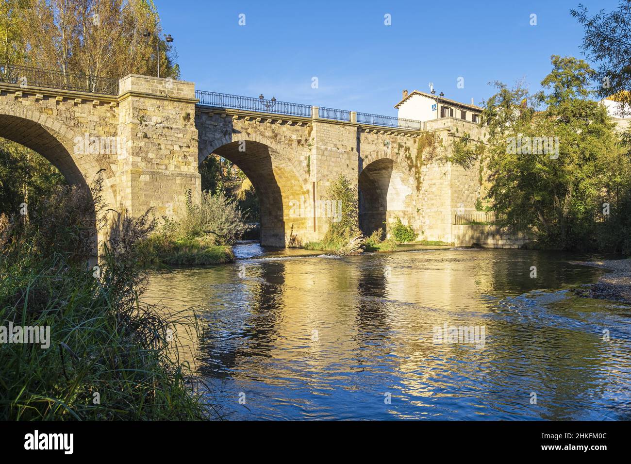 Spain, Castile and León, Carrion de los Condes, stage on the Camino ...
