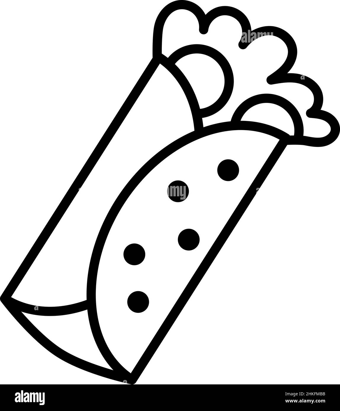 Burrito mexico Black and White Stock Photos & Images - Alamy