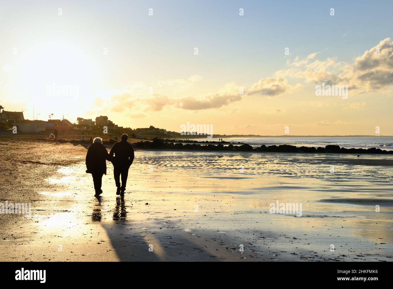 France, Calvados, Pays d'Auge, the cote Fleurie (Flowered coast ...