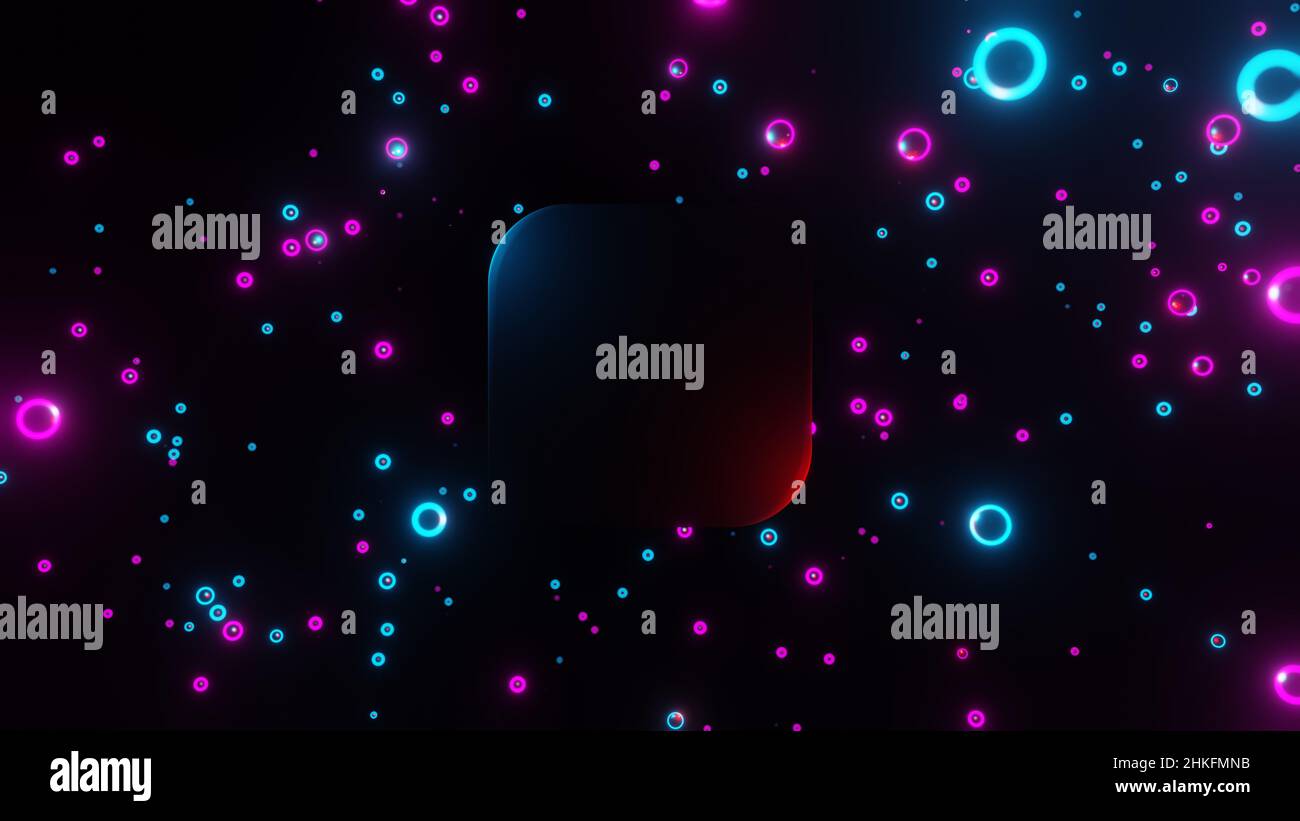 Abstract 3d geometric shapes. Modern background, seamless motion design ...