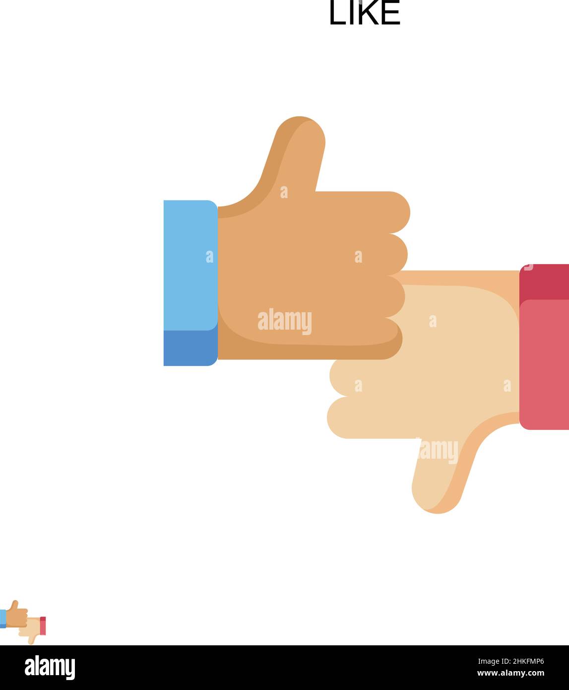 Like Simple vector icon. Illustration symbol design template for web ...