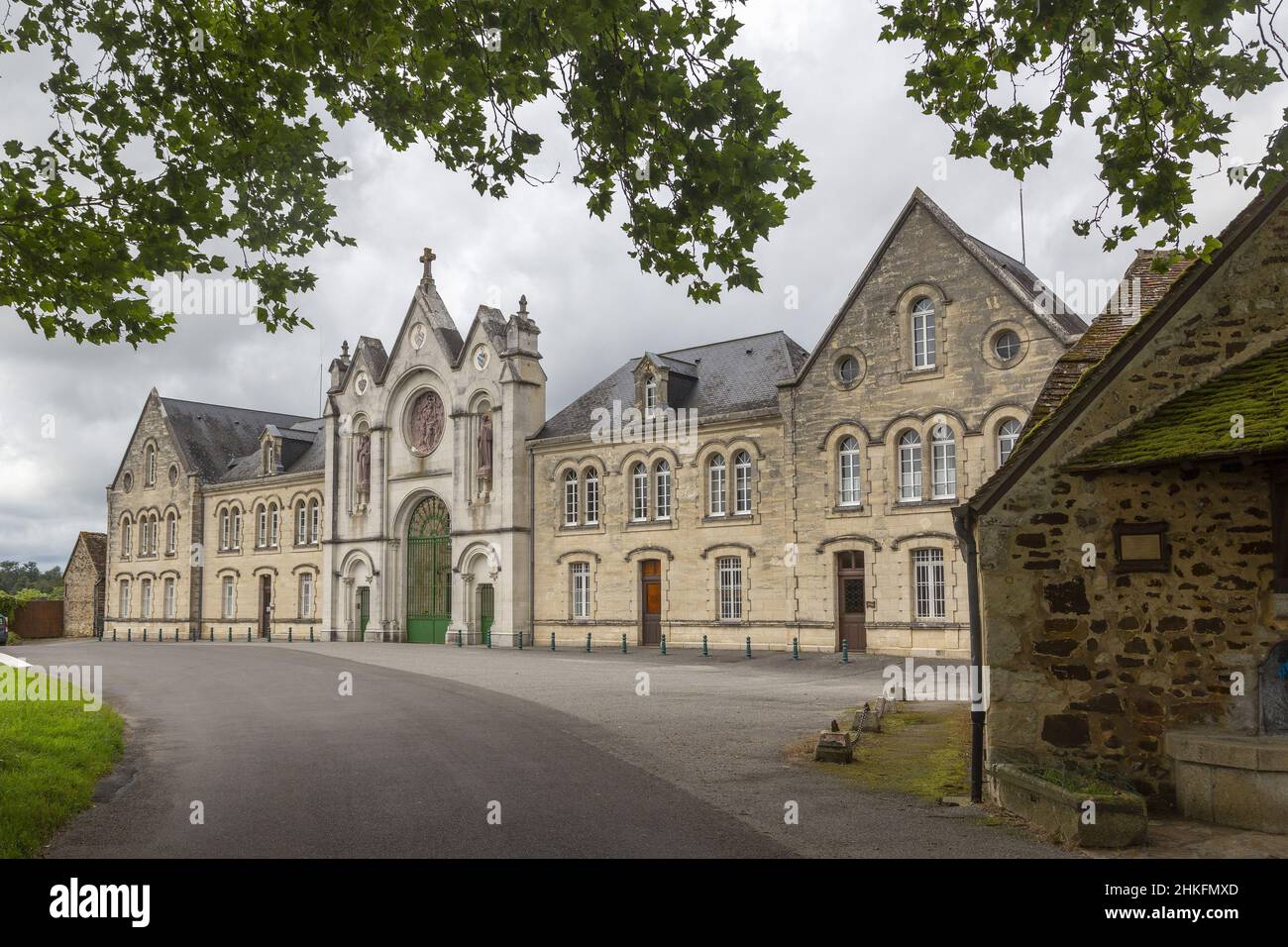 France, Orne, Soligny-la-Trappe, the abbey of La Trappe Stock Photo - Alamy