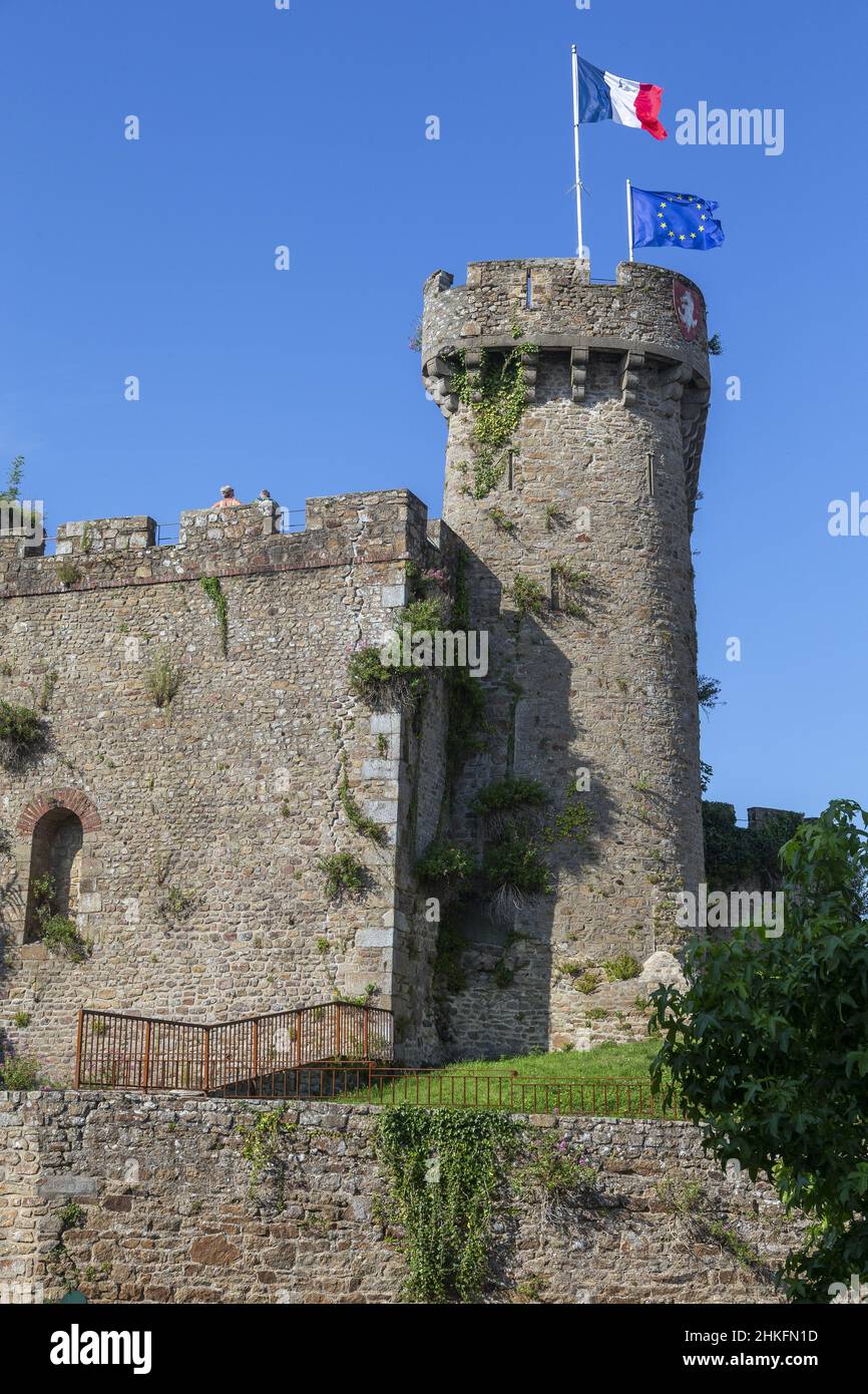 France, Manche, Avranches, the castle and the keep Stock Photo - Alamy