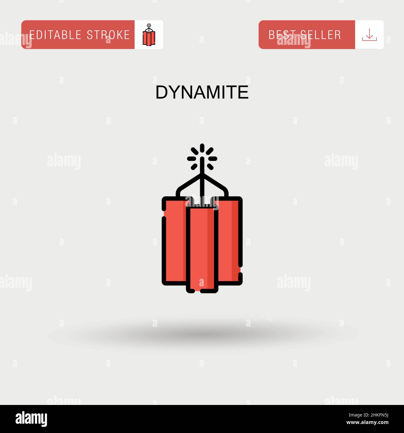 Dynamite explosive Stock Vector Images - Alamy