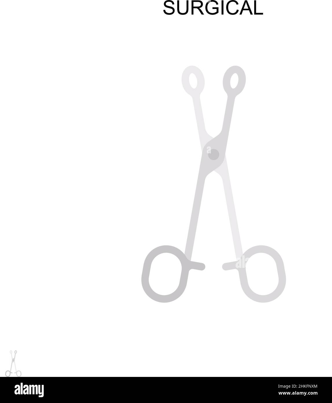 Surgical Simple vector icon. Illustration symbol design template for ...