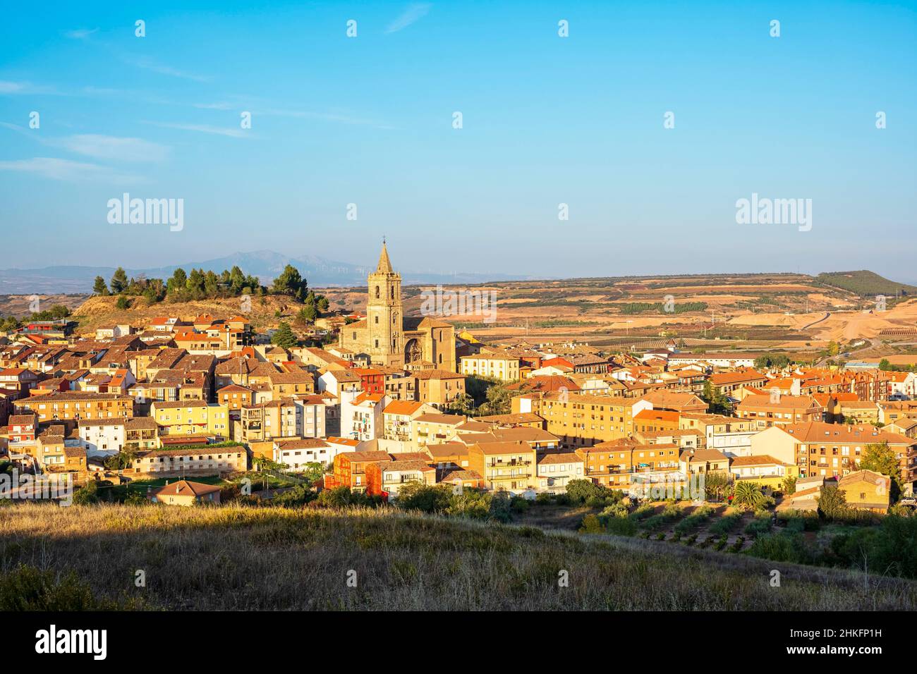 Spain, La Rioja, Navarrete, stage on the Camino Francés, Spanish route ...