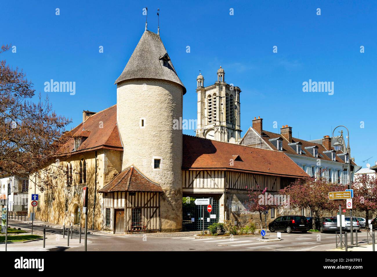 France, Aube, Troyes, the Hotel du petit Louvre and St Pierre and St ...