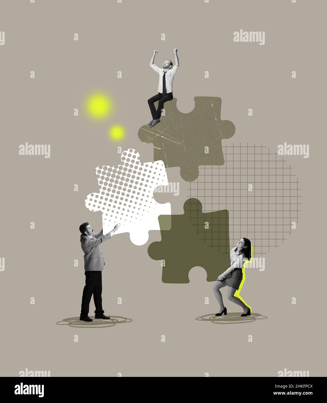 Contemporary art collage group hi-res stock photography and images - Alamy