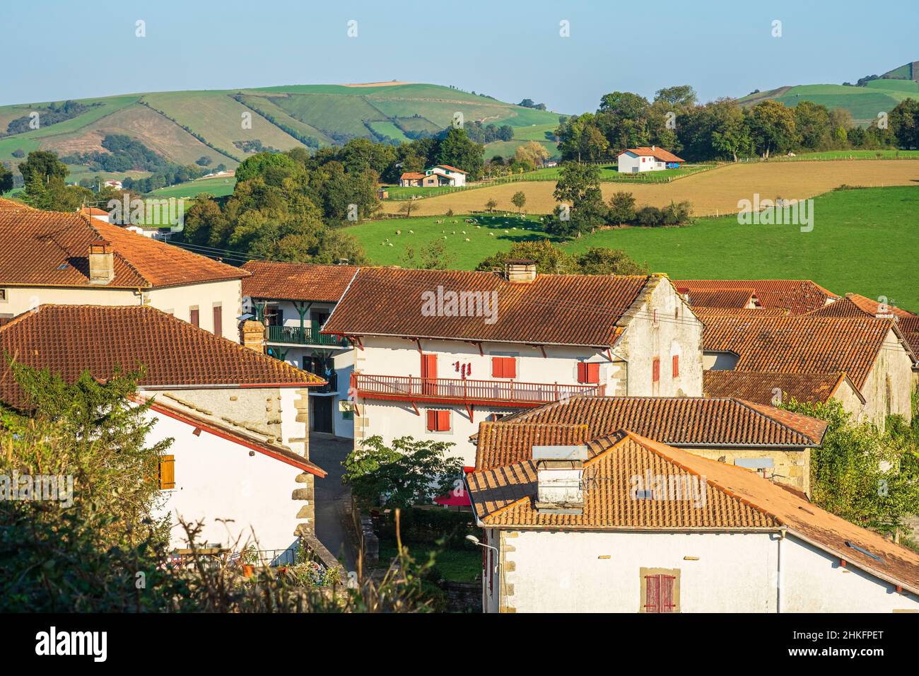 France, Pyrenees-Atlantiques, Ostabat-Asme, stage on the Via ...