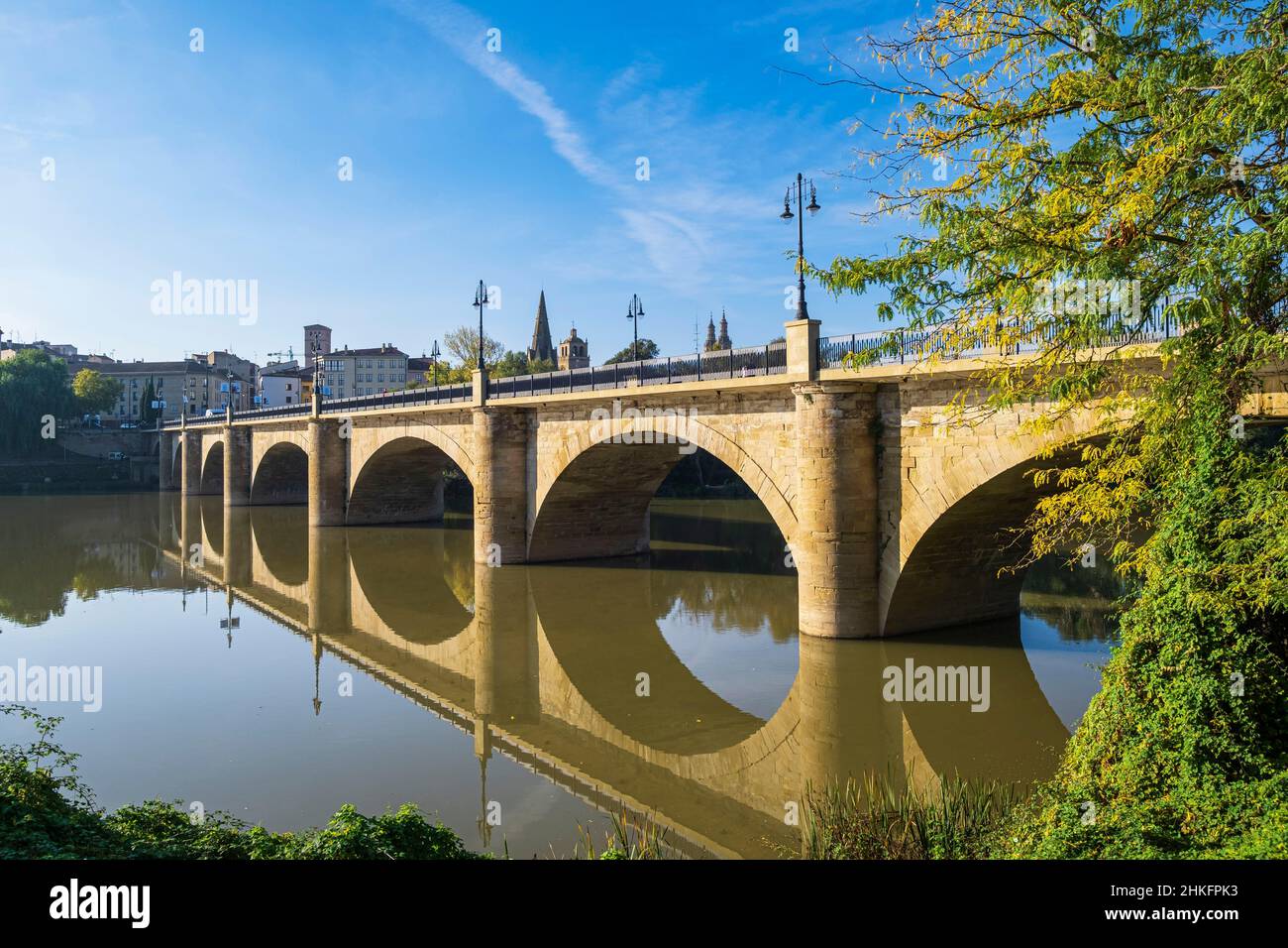 Spain, La Rioja, Logrono, stage on the Camino Francés, Spanish route of ...