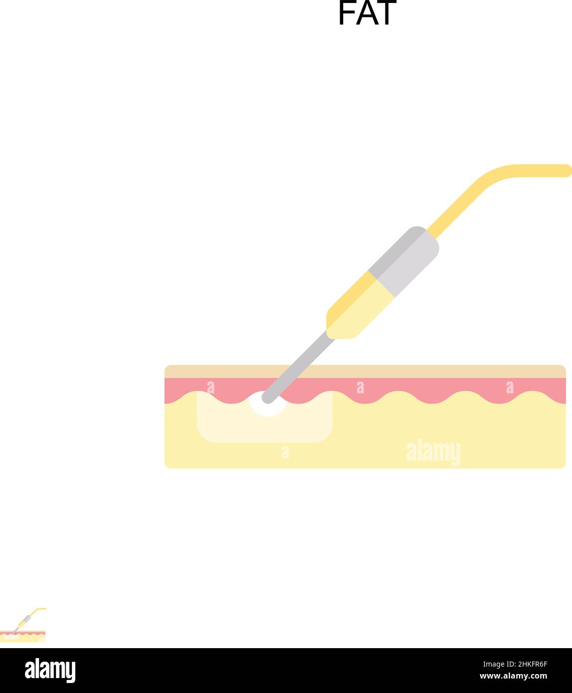 Fat Simple vector icon. Illustration symbol design template for web ...