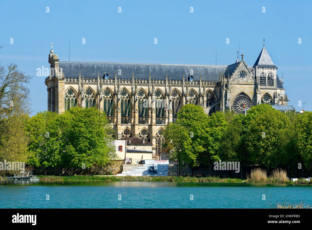 France, Marne, Châlons en Champagne, Grand Jard park and Saint Etienne ...