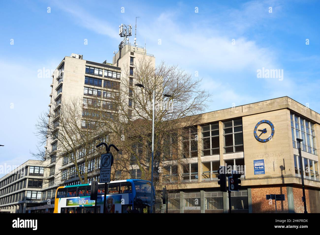Large building in Hull, UK Stock Photo - Alamy
