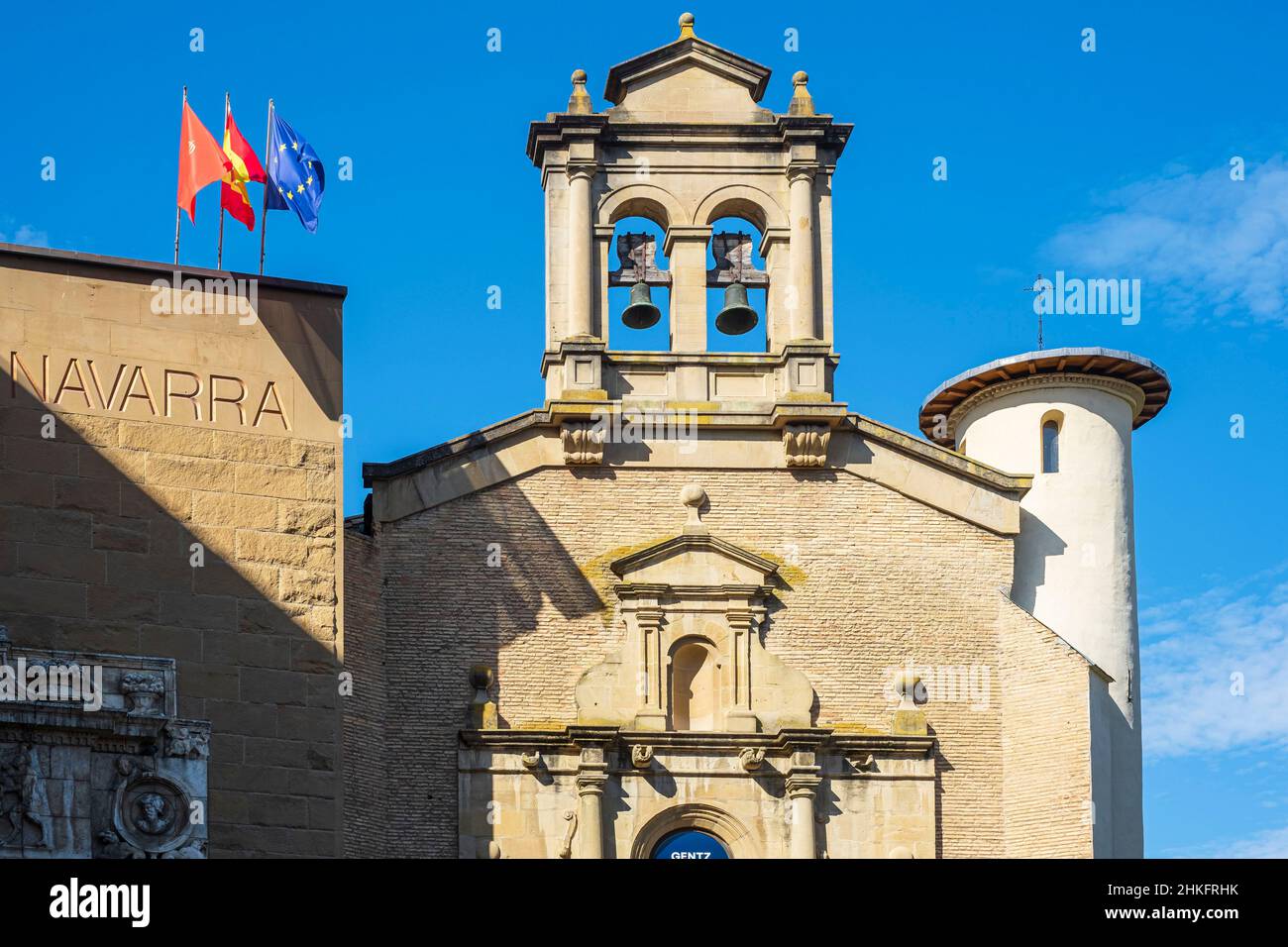 Spain, Navarre, Pamplona (Iruña), stage on the Camino Francés, Spanish ...