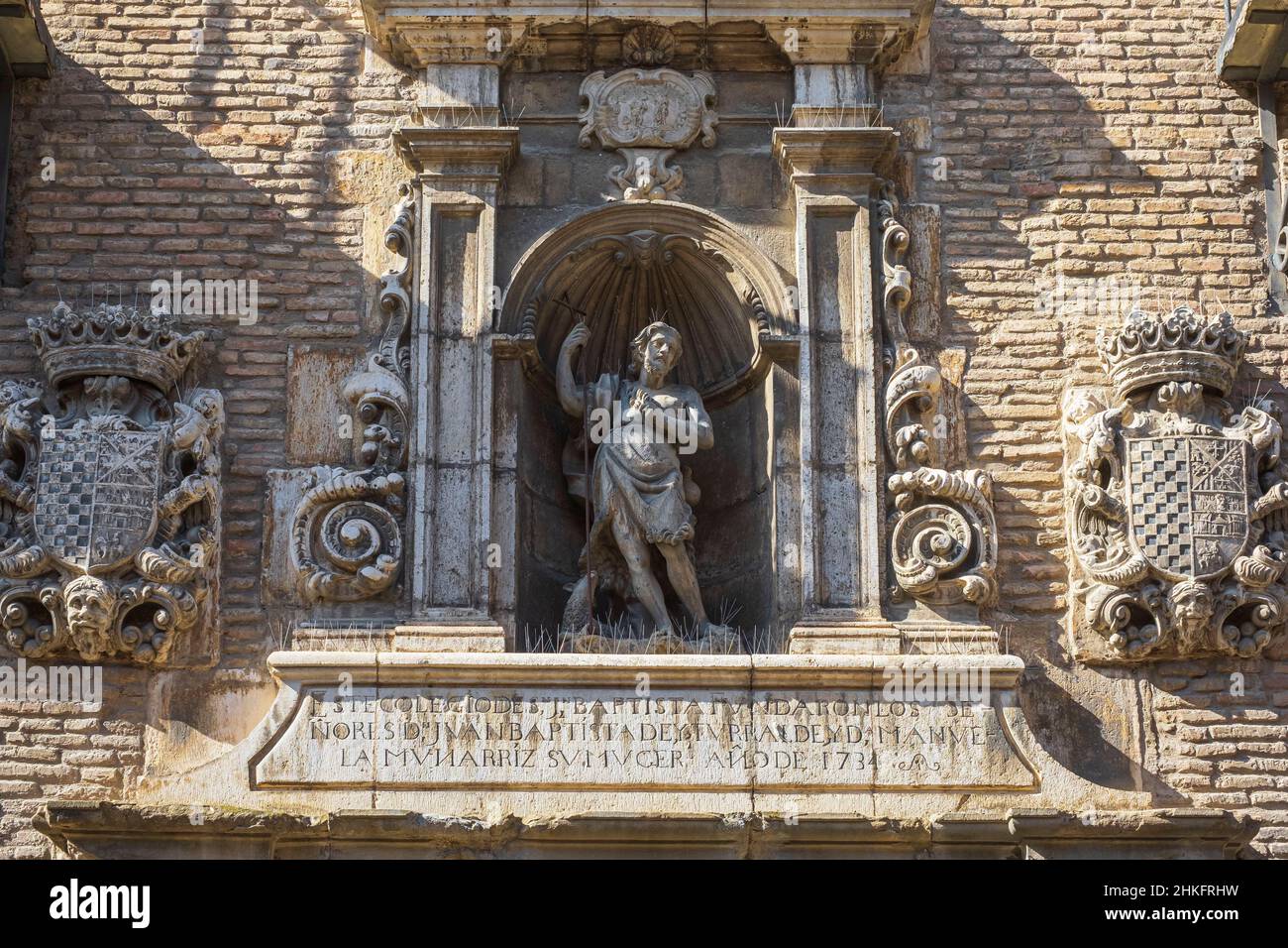 Spain, Navarre, Pamplona (Iruña), stage on the Camino Francés, Spanish ...