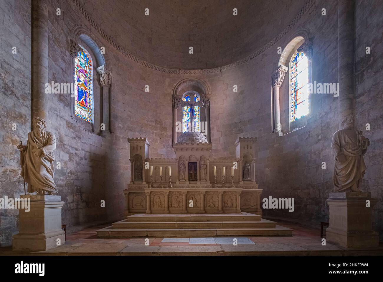 Abbey and church of saint ferme hi-res stock photography and images - Alamy