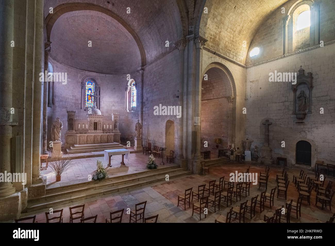 Abbey and church of saint ferme hi-res stock photography and images - Alamy