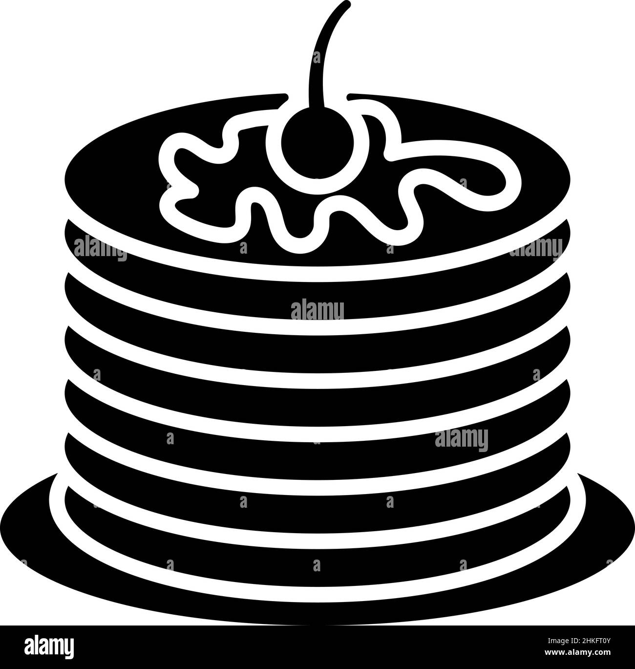 Syrup vector Black and White Stock Photos & Images - Alamy