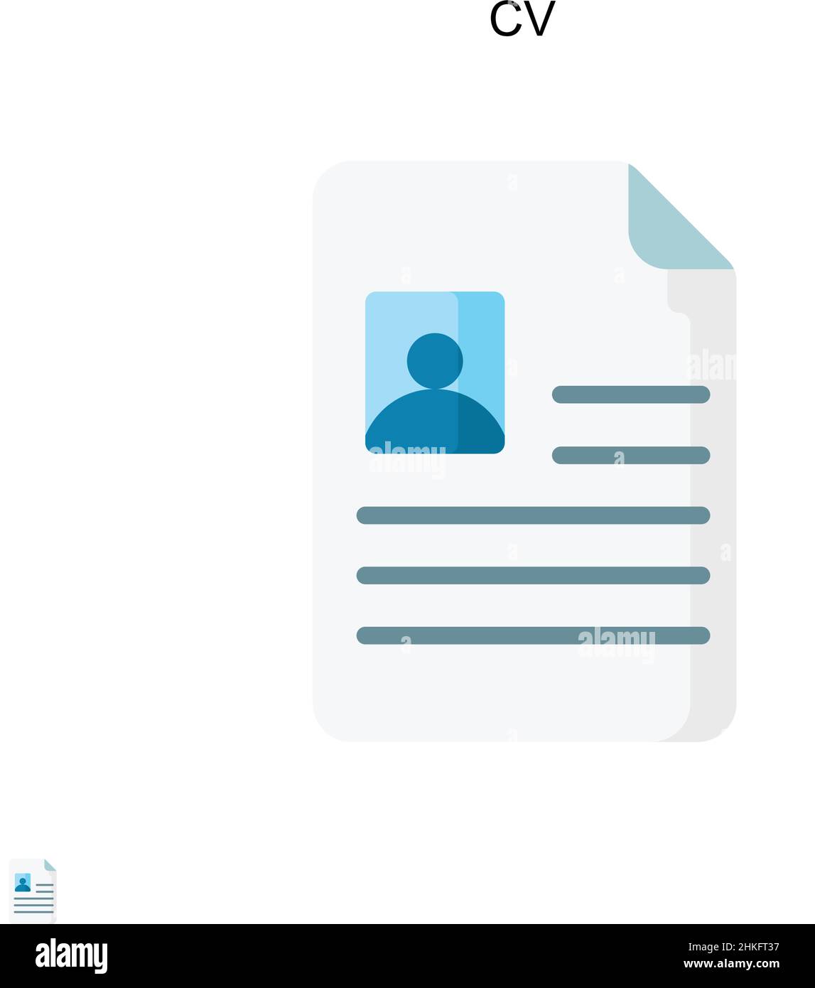 Cv curriculum vitae template hi-res stock photography and images - Alamy