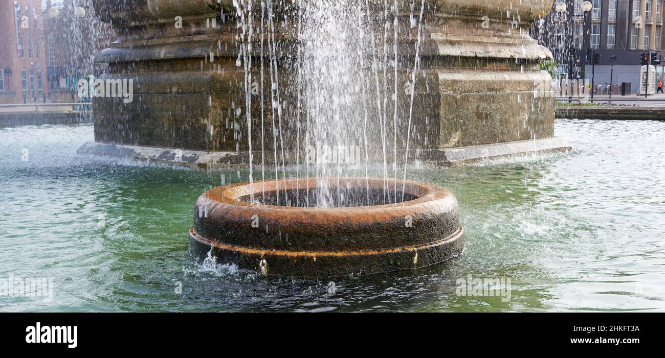 City center water feature example Stock Photo - Alamy