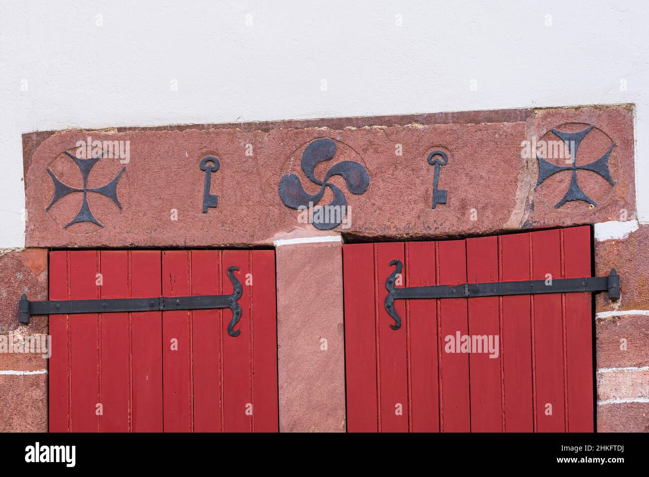 France, Pyrenees-Atlantiques, Saint-Jean-Pied-de-Port, last stage of ...