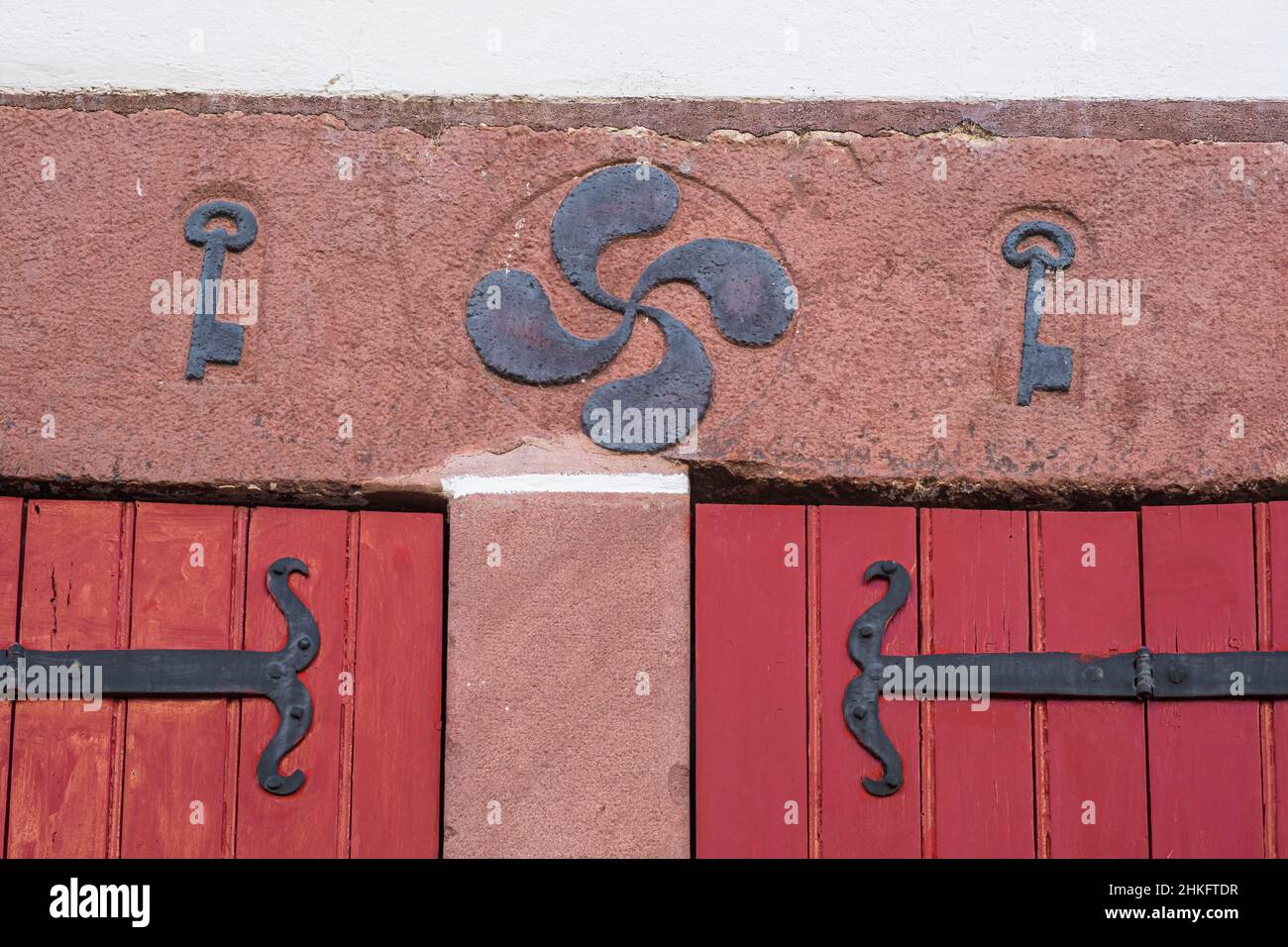 France, Pyrenees-Atlantiques, Saint-Jean-Pied-de-Port, last stage of ...