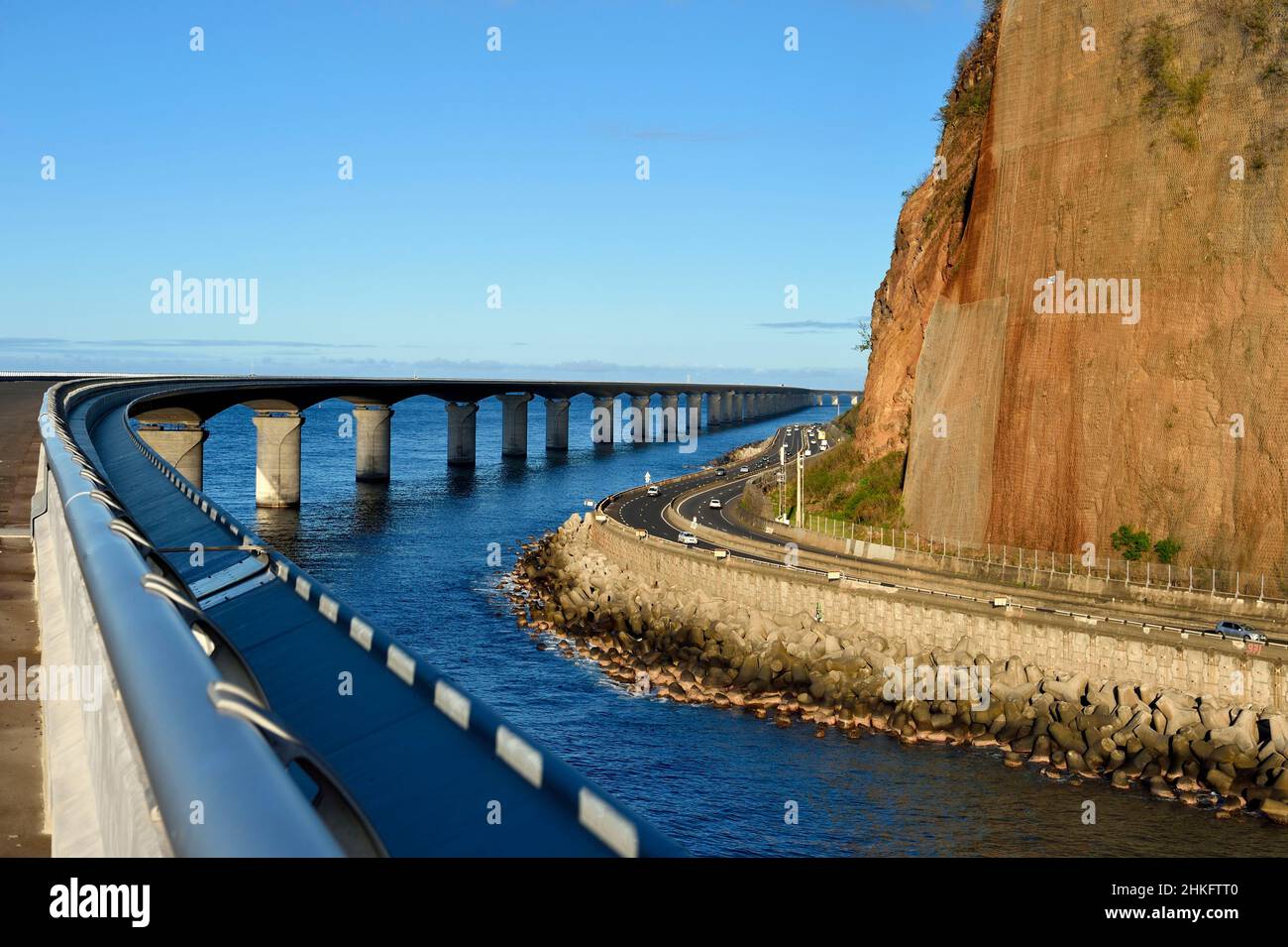 New coastal road reunion island hi-res stock photography and images - Alamy
