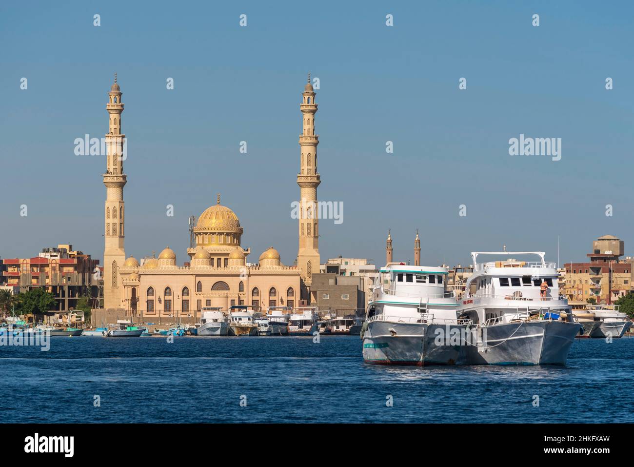 Egypt, Red Sea Governorate, Hurghada, Great Mosque of Hurghada, El Mina ...
