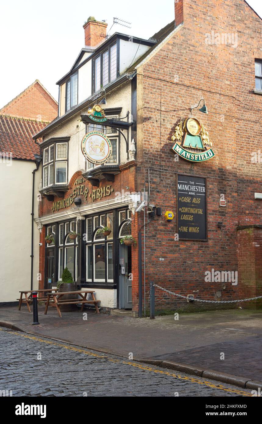 City center pub example Stock Photo - Alamy