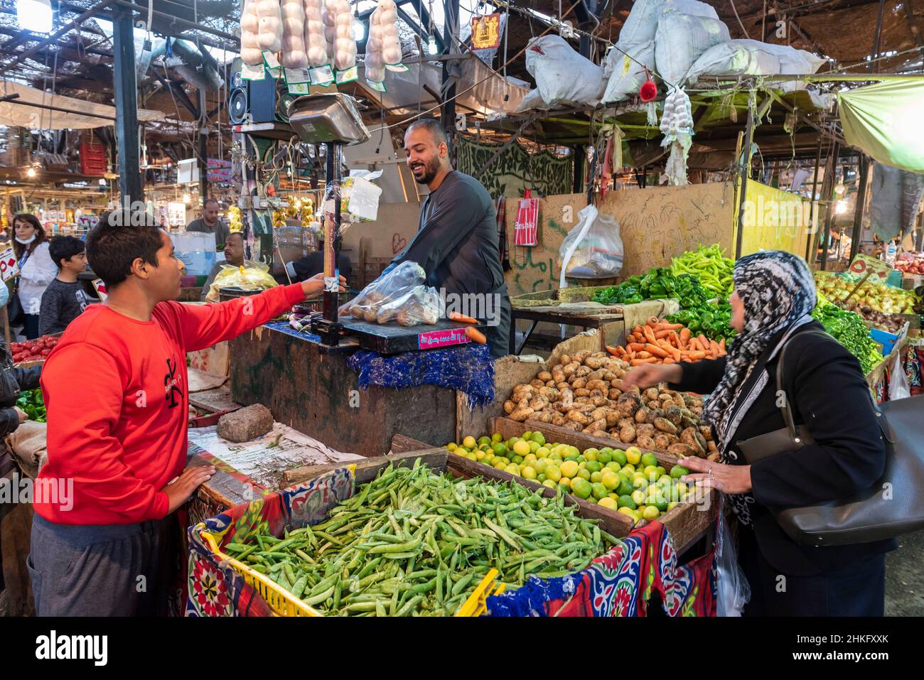 Egypt, Red Sea Governorate, Hurghada, El Dahar, souk Stock Photo - Alamy