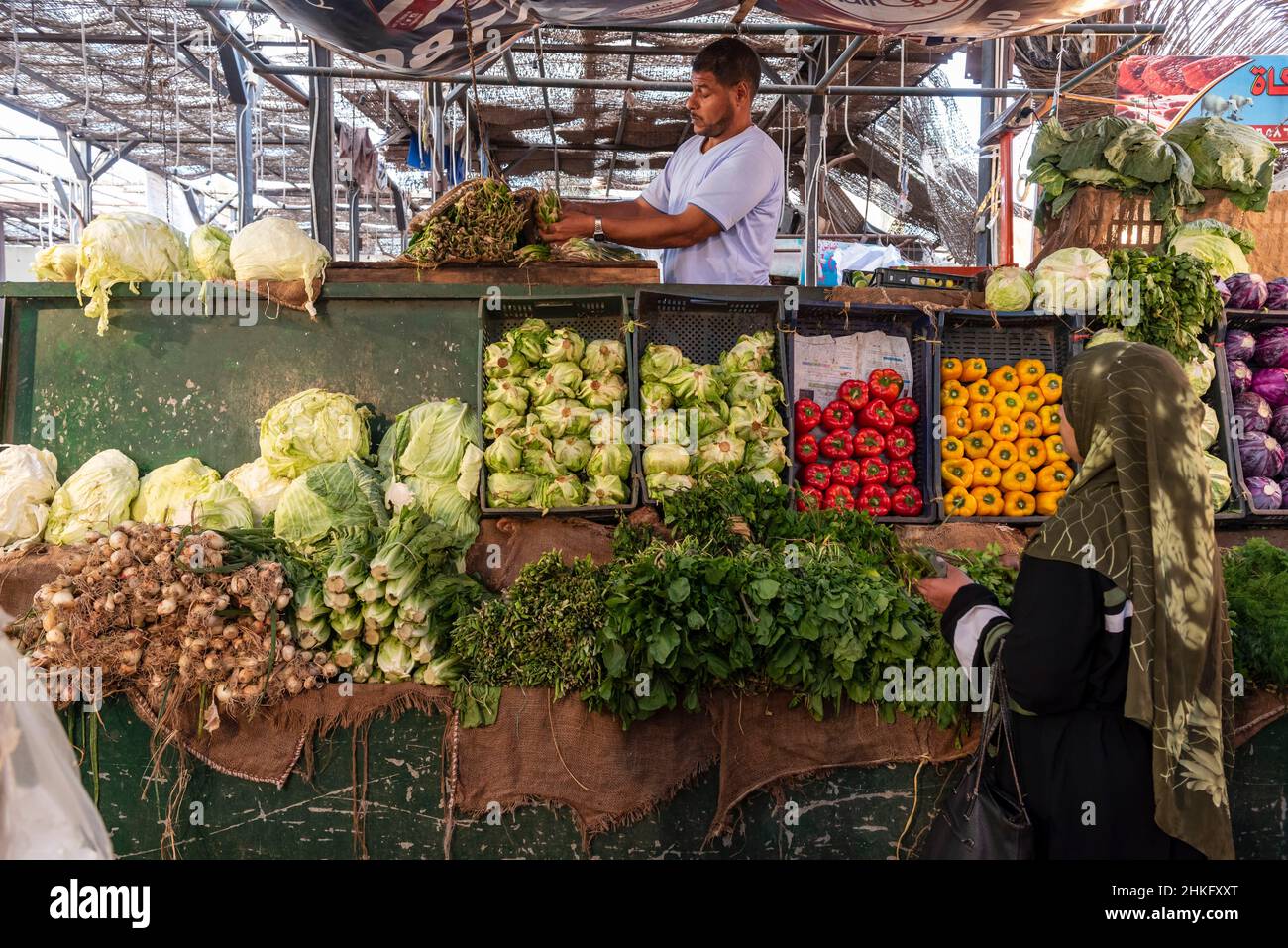 Egypt, Red Sea Governorate, Hurghada, El Dahar, souk Stock Photo - Alamy