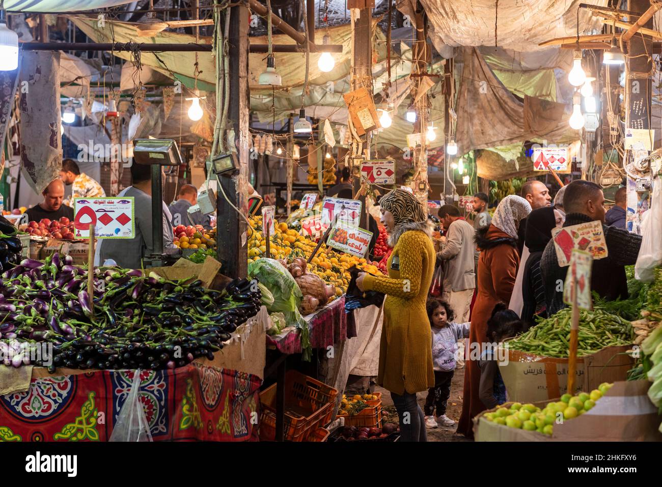 Egypt, Red Sea Governorate, Hurghada, El Dahar, souk Stock Photo - Alamy