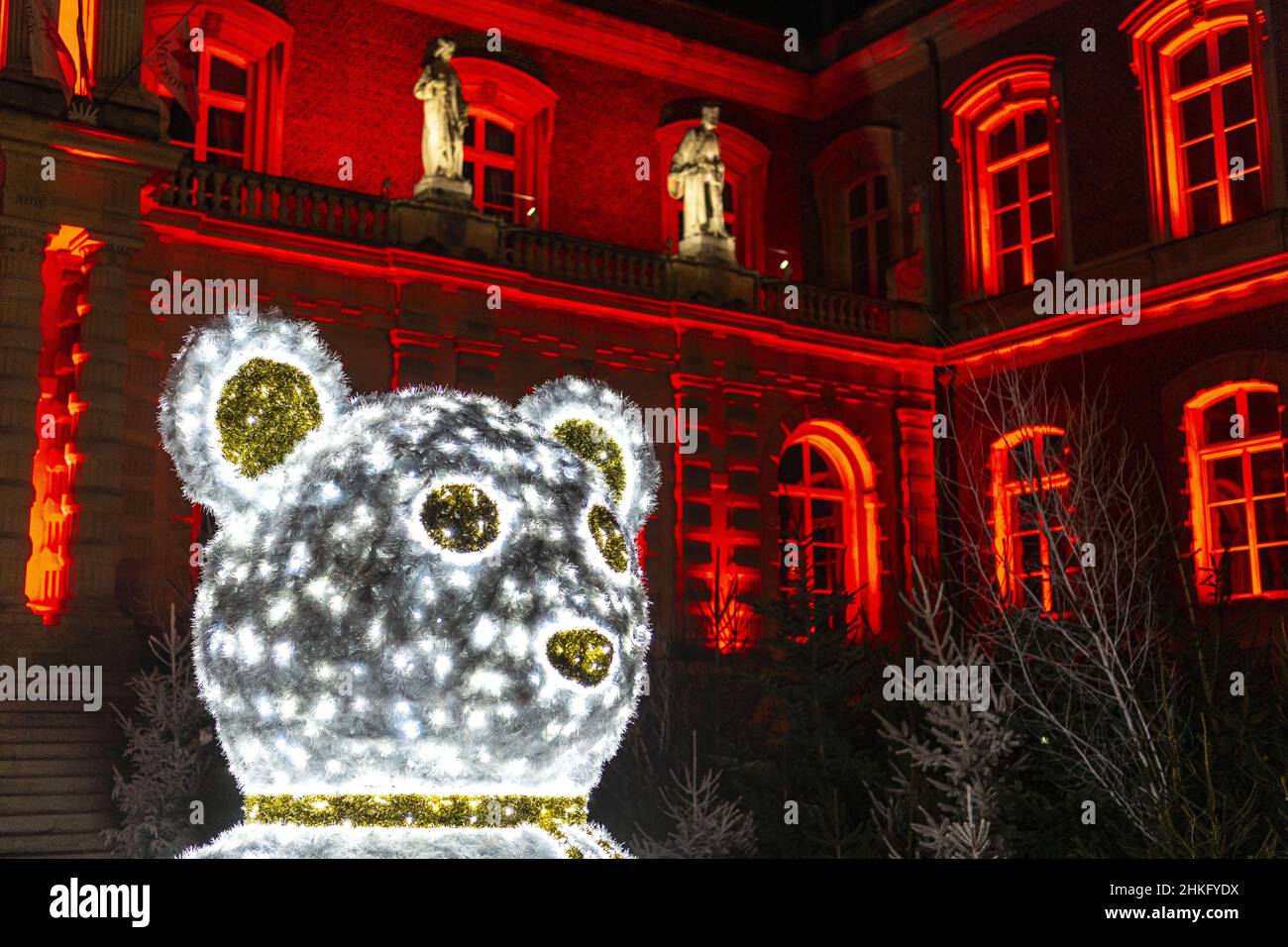 France, Somme, Amiens, Christmas market Stock Photo - Alamy