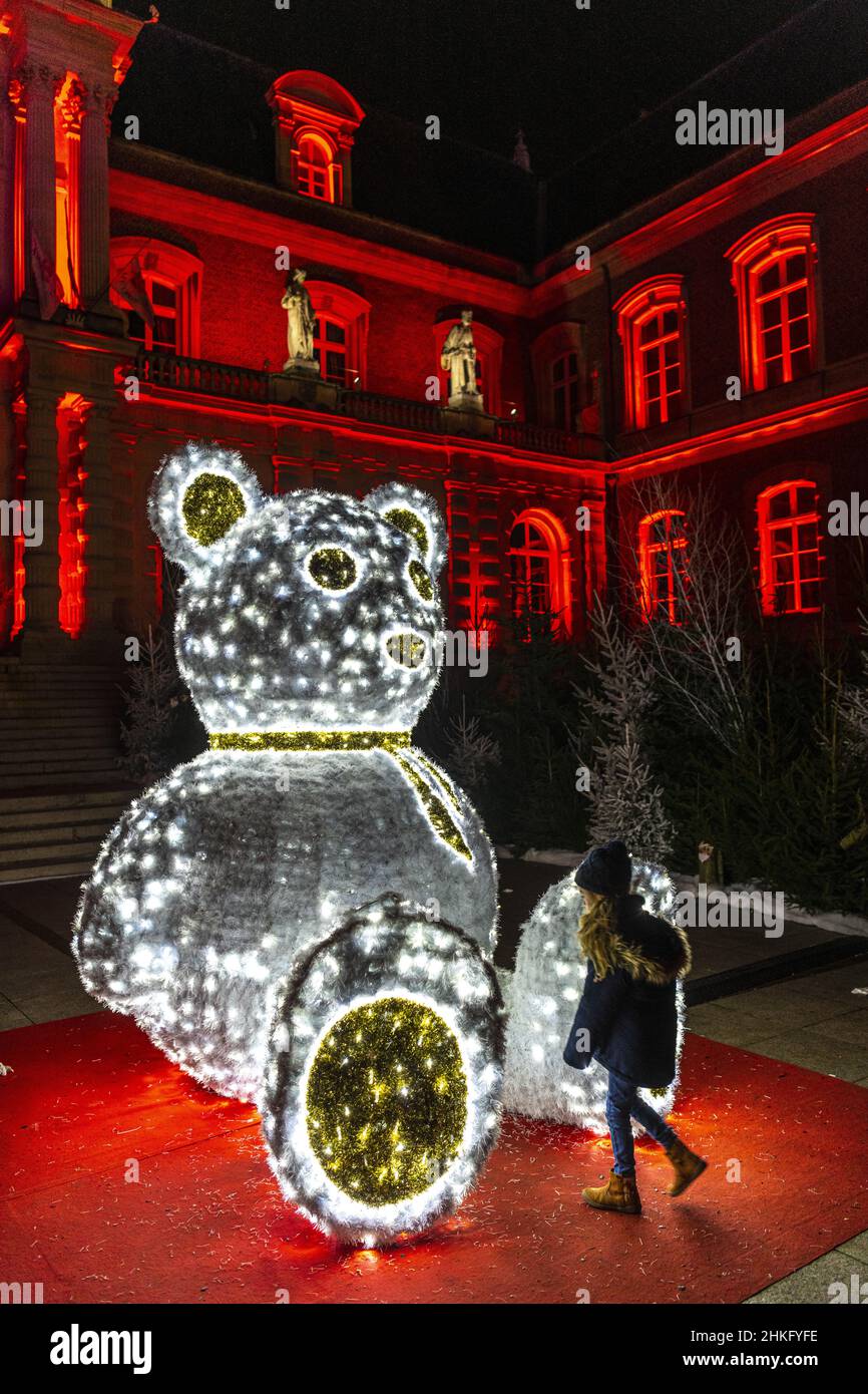 France, Somme, Amiens, Christmas market Stock Photo - Alamy