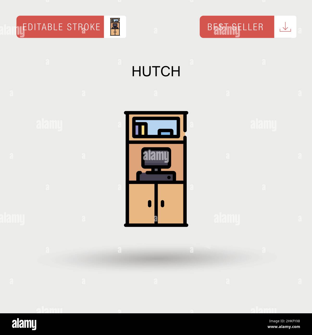 Hutch Simple vector icon Stock Vector Image & Art - Alamy