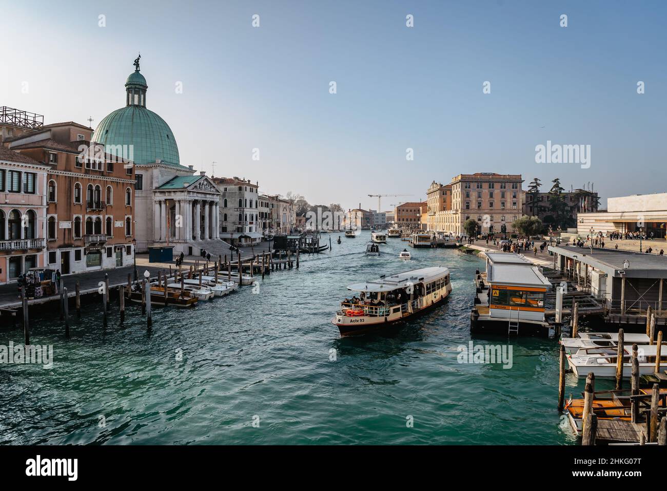 Small canal boats venice italy hi-res stock photography and images - Alamy