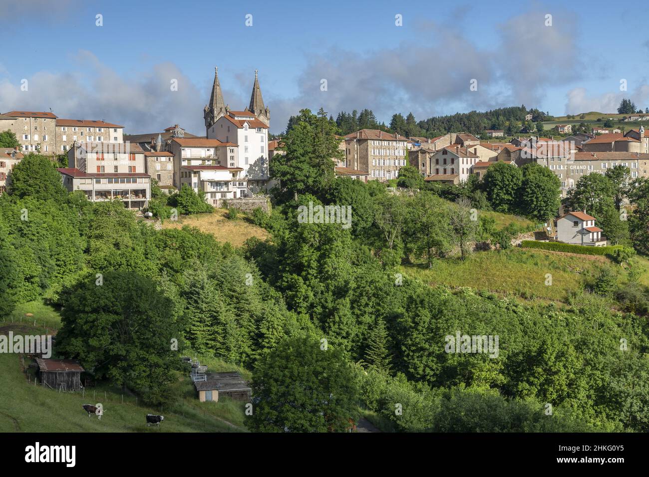 France, Ardeche, Lalouvesc Stock Photo - Alamy