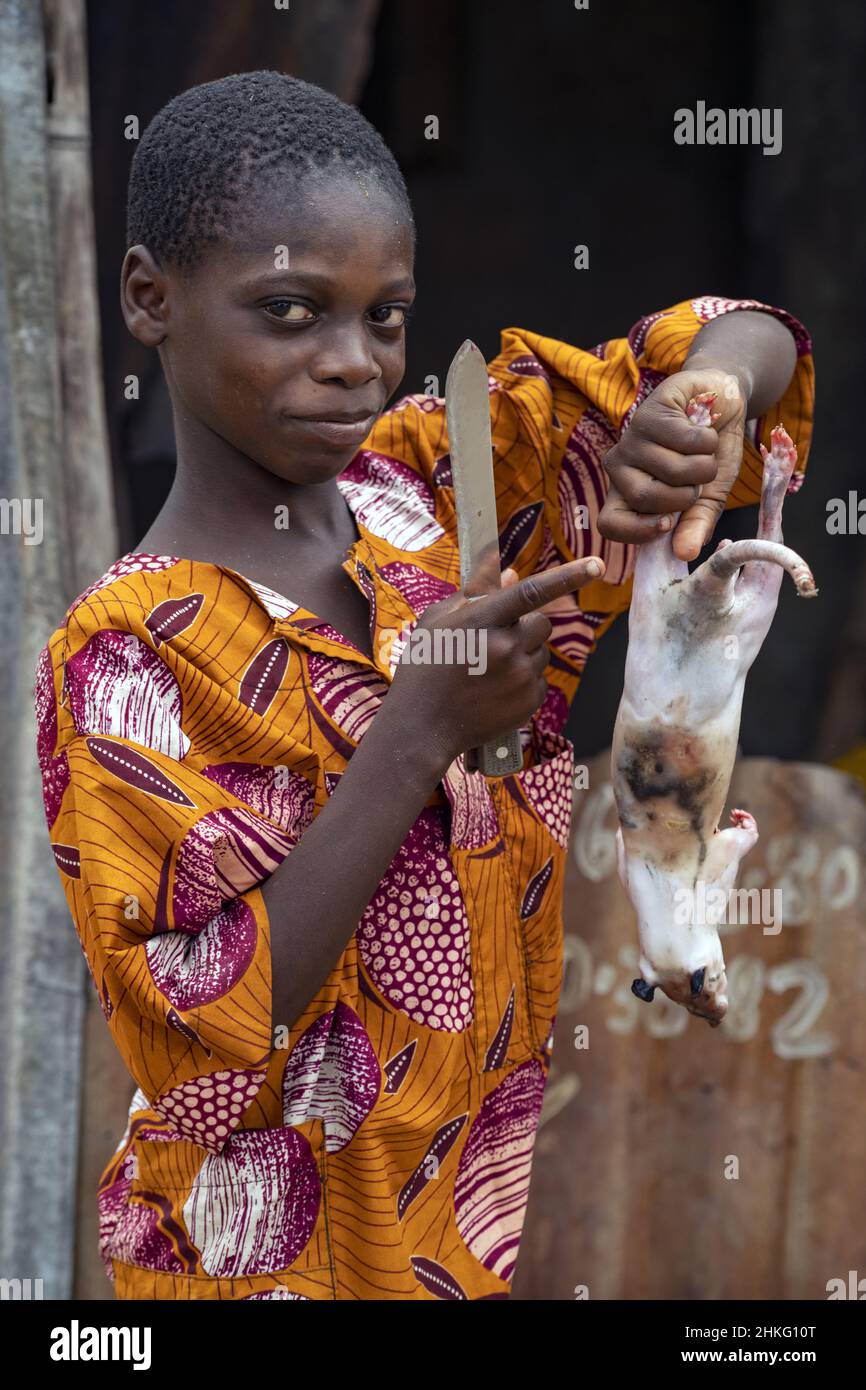 Benin, Cotonou, The Dantokpa market is the largest in West Africa Stock ...