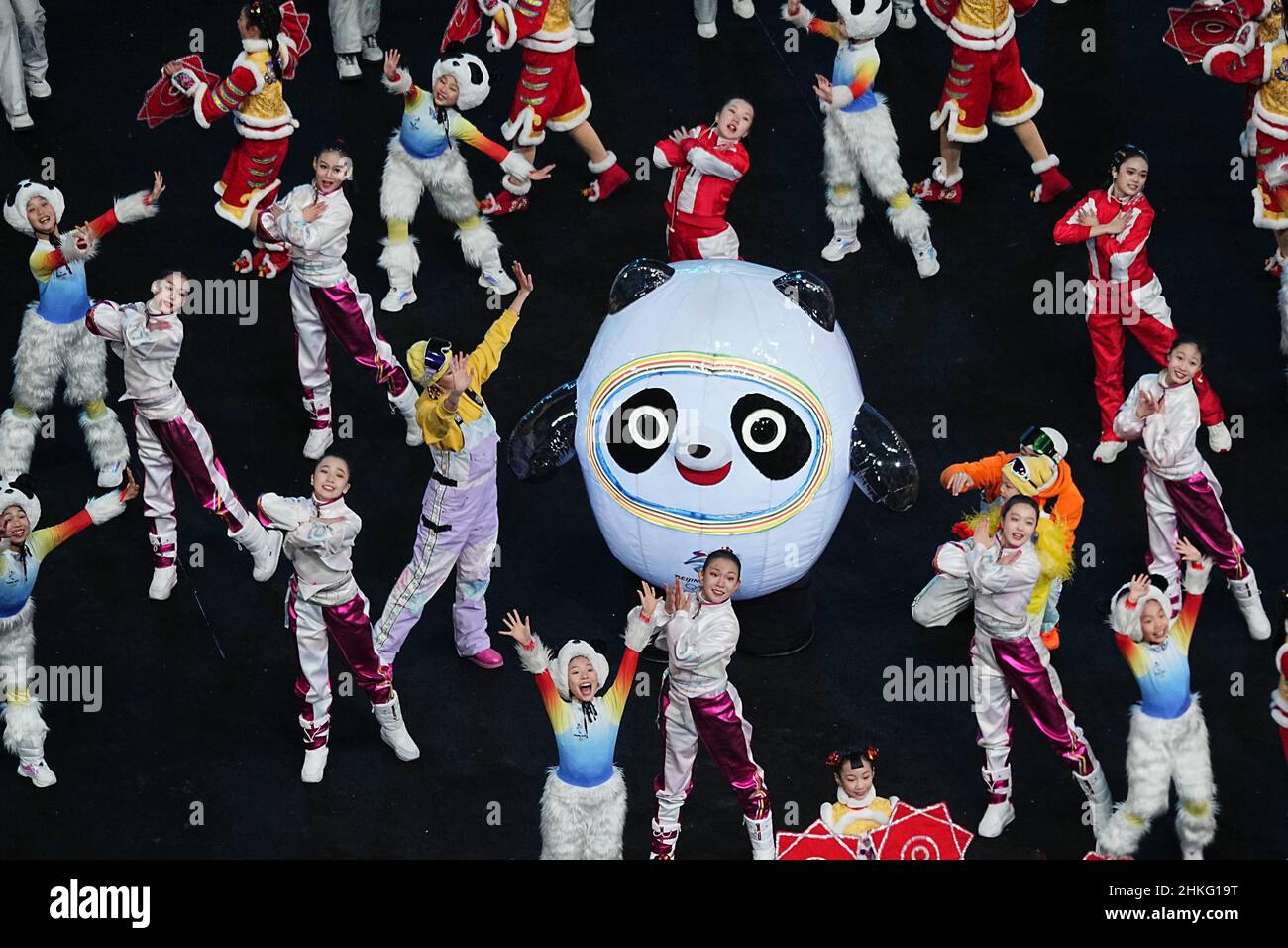 Beijing, China. 04th Feb, 2022. Olympics: Opening ceremony in the ...