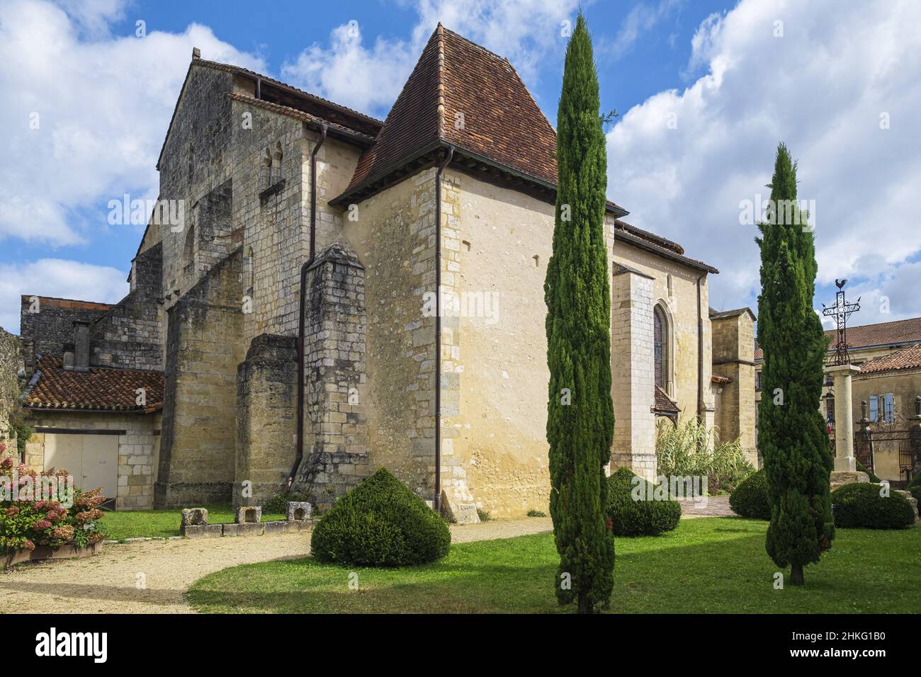 France, Landes, Roquefort, stage on the Via Lemovicensis or Vezelay Way ...