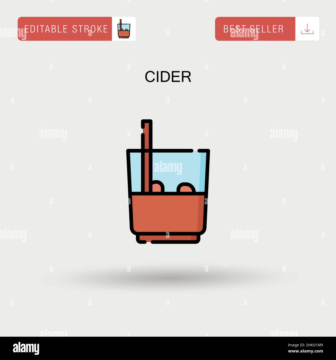 Bottle cider Stock Vector Images - Alamy