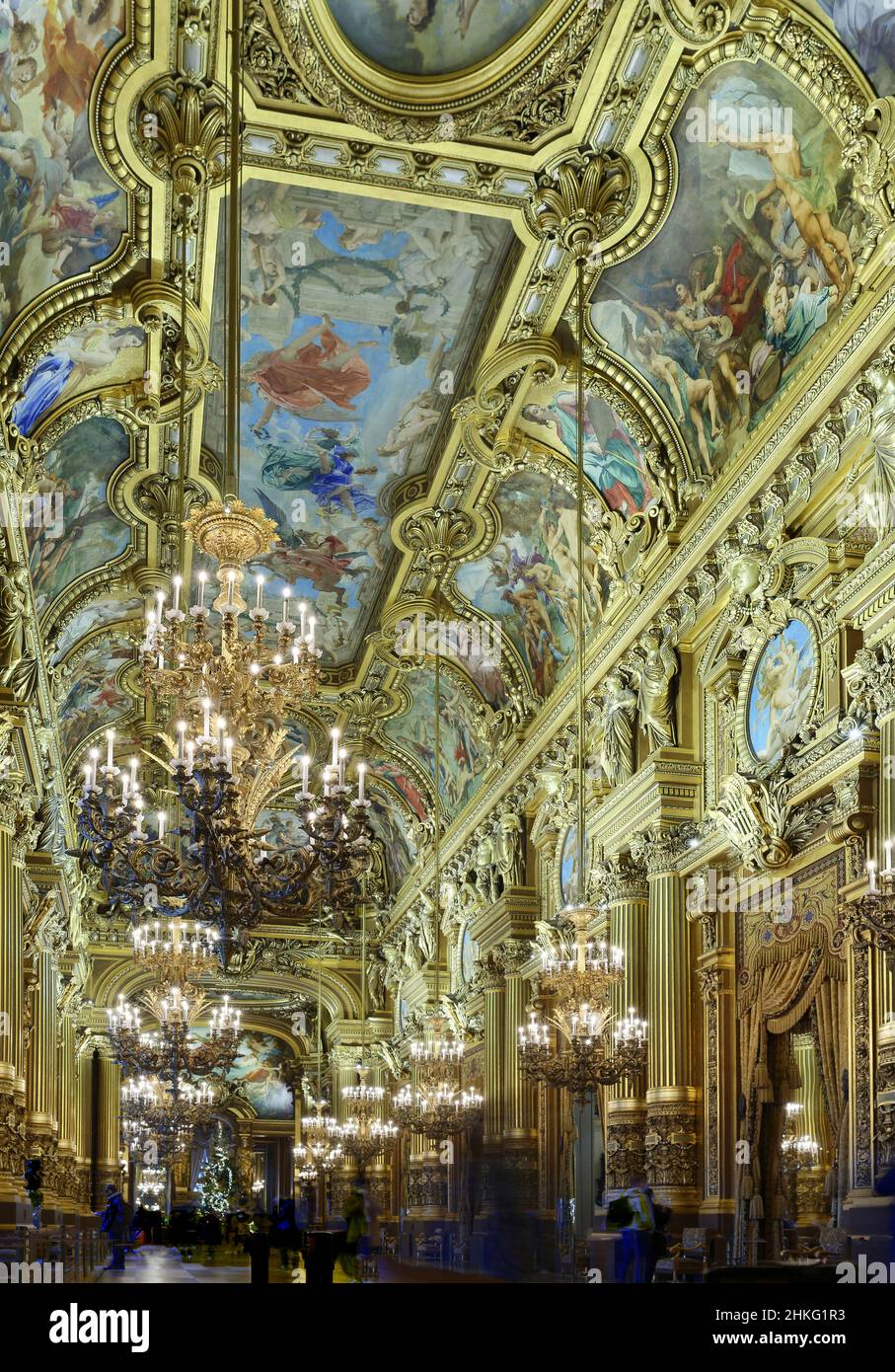 France, Paris, Garnier Opera, the Grand Foyer Stock Photo - Alamy