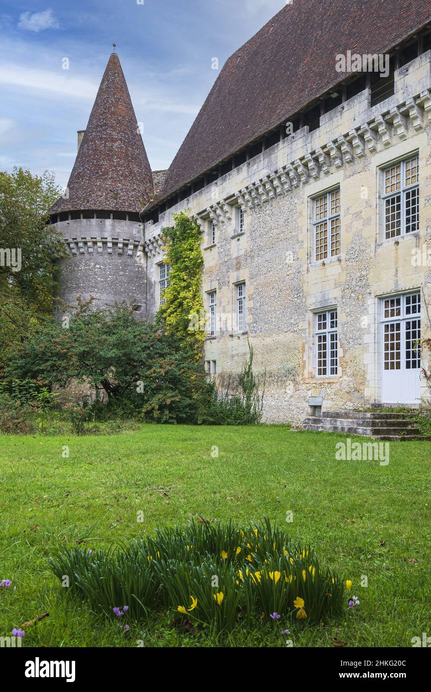 France, Dordogne, Saint-Astier, stage on the Via Lemovicensis or ...