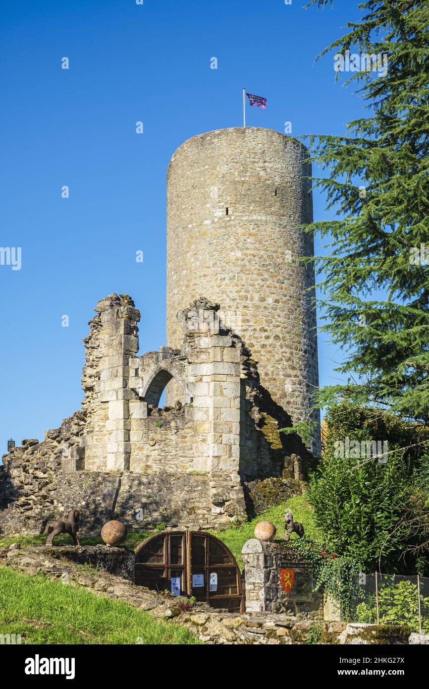 Chalus castle haute vienne france hi-res stock photography and images ...