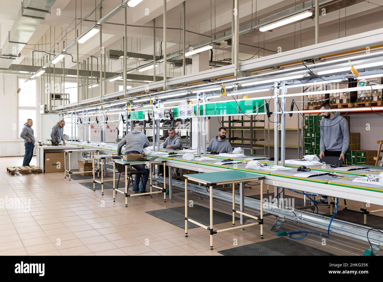 Minsk, Belarus - Jan 05, 2022: Photo of a large plant inside for ...