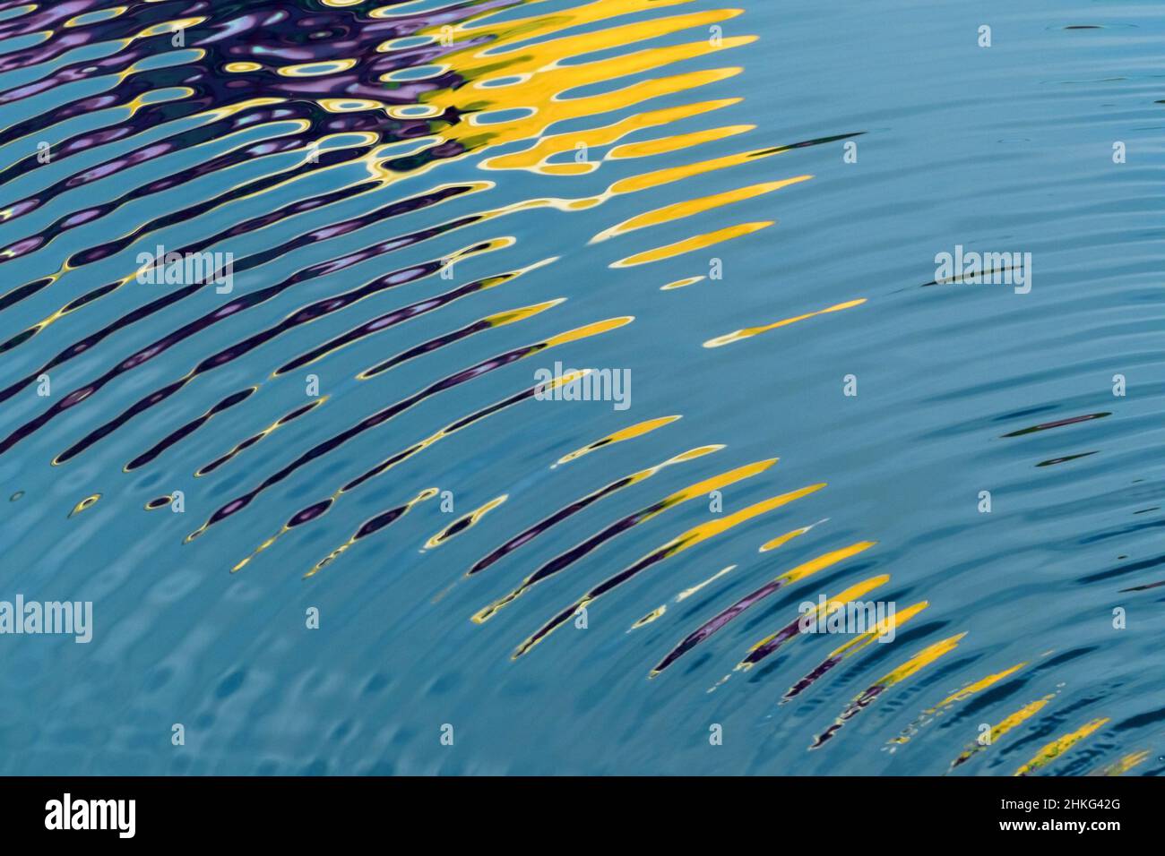 Abstract ripples on water Stock Photo - Alamy