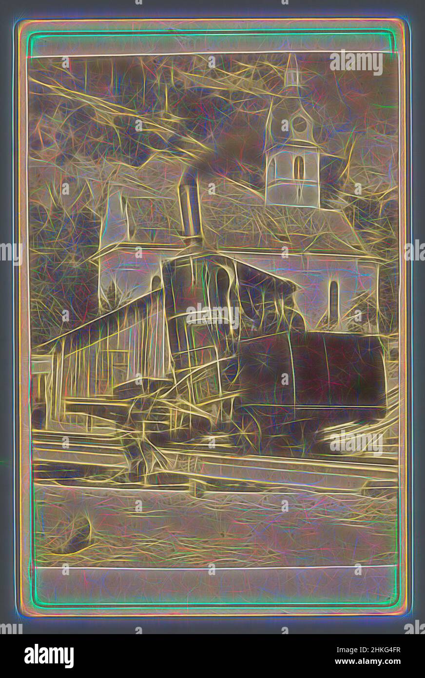 Inspired by Steam locomotive of the funicular railroad on the Rigi ...