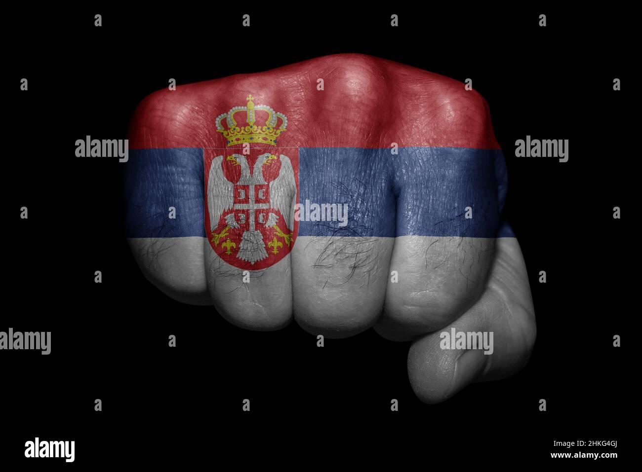 Black hand serbian hi-res stock photography and images - Alamy