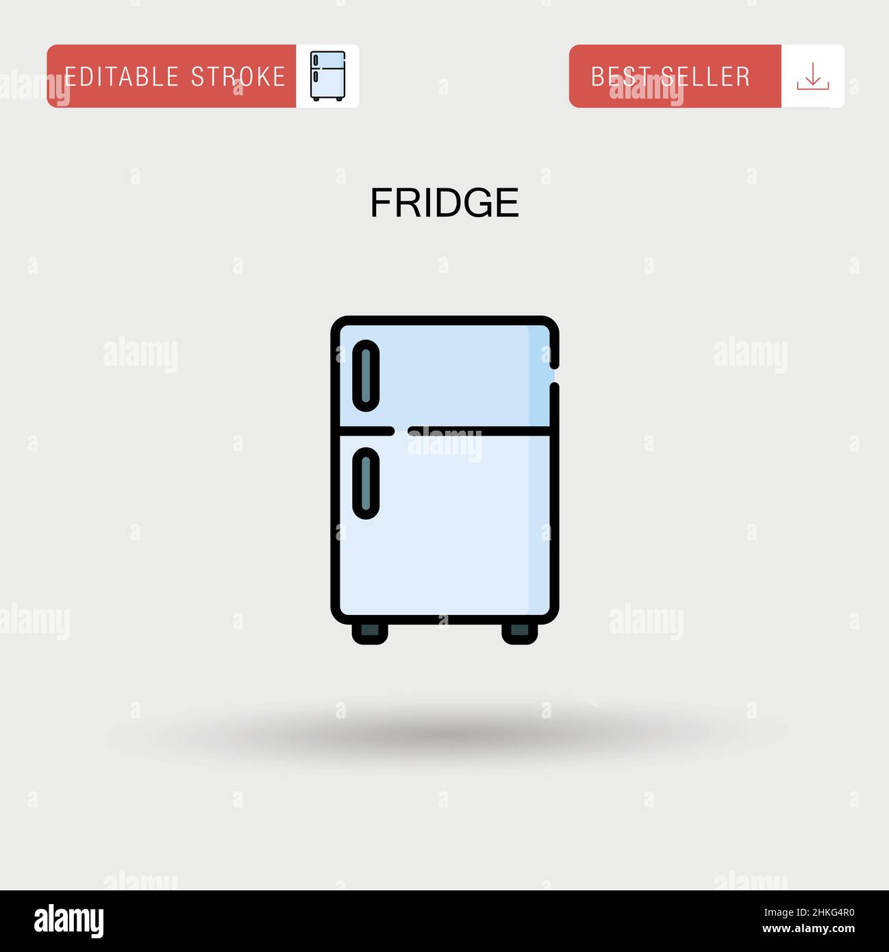 Open fridge full fresh Stock Vector Images - Alamy